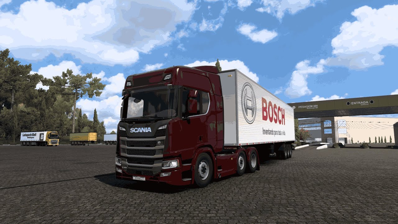 MAPA RBR ETS2 1.51 | Manobrando a Scania no Atacadão! - YouTube