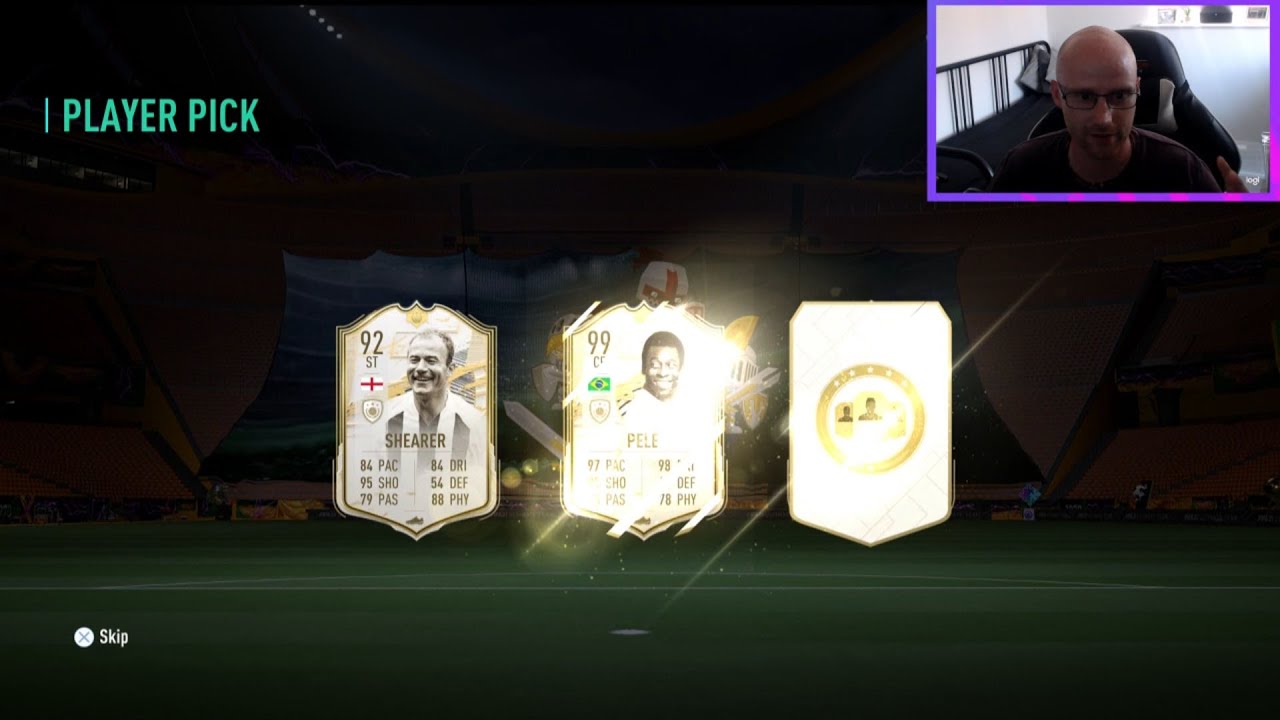 99 Pele in an icon pick pack - YouTube