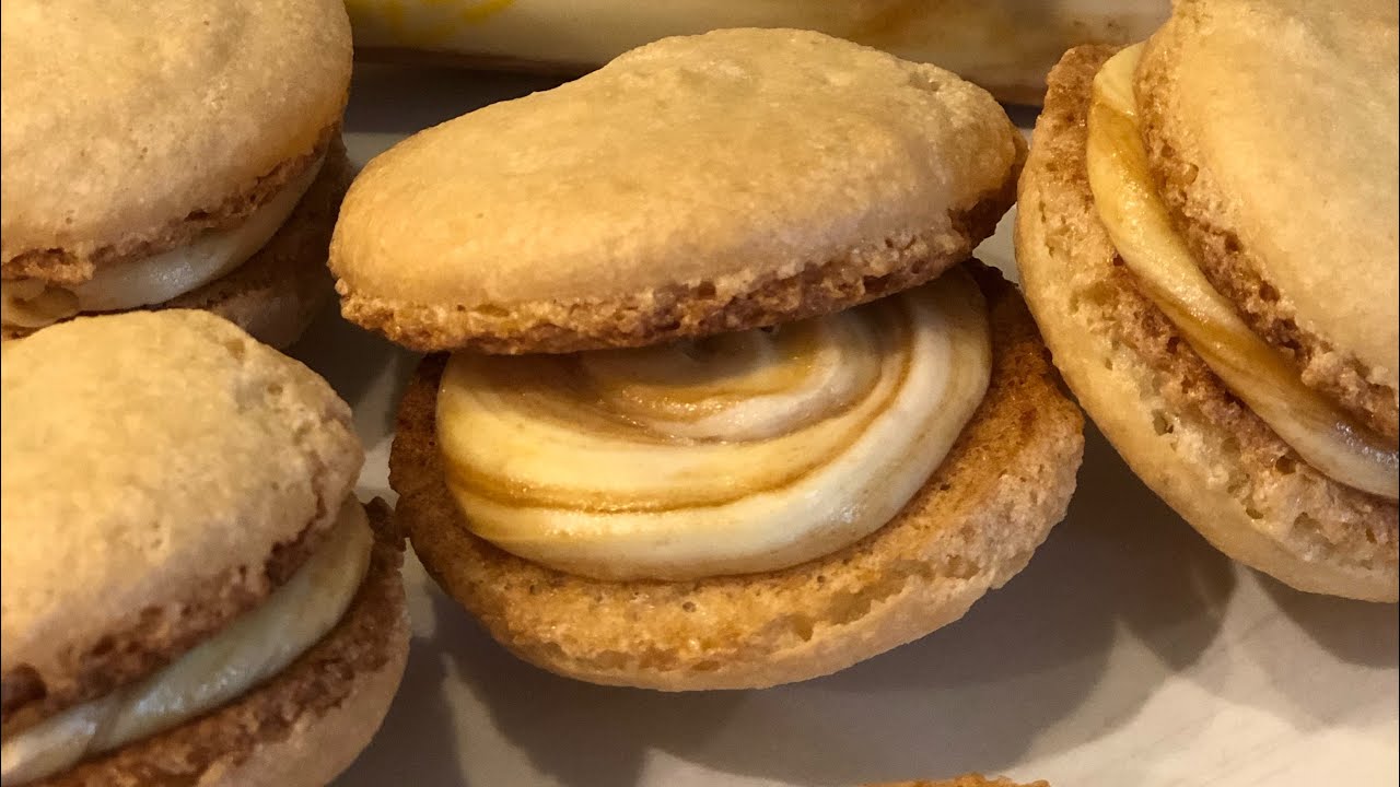 Salted caramel Macarons - YouTube
