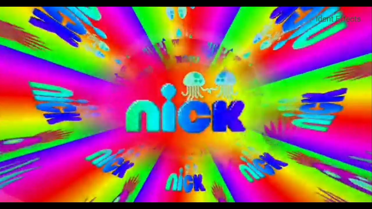 Nickelodeon SpongeBob Swimming 8-bit Logo Ident Effects - YouTube
