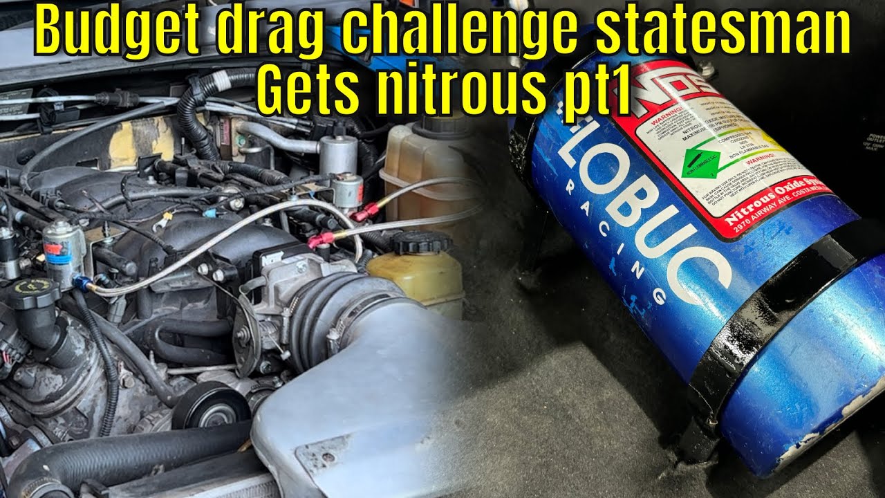 Budget drag challenge ls1 statesman gets nitrous - YouTube
