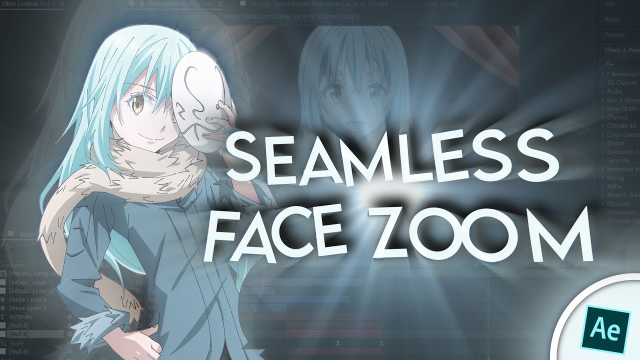 Seamless Face Zoom || After Effects AMV Tutorial - YouTube