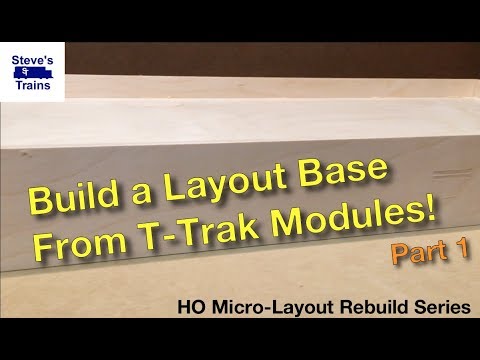Tulsa Spur Part 2: Build a Layout from T-Trak Modules - YouTube