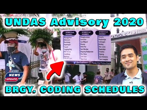 PASIG NEWS UPDATE: UNDAS ADVISORY 2020 | Brgy. Coding - YouTube