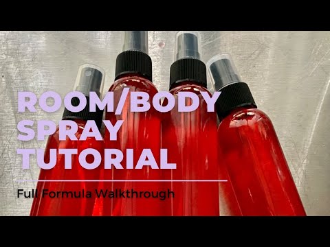 DIY CLEAR Room and Body Spray Formula Tutorial | Astarie Apothecary ...