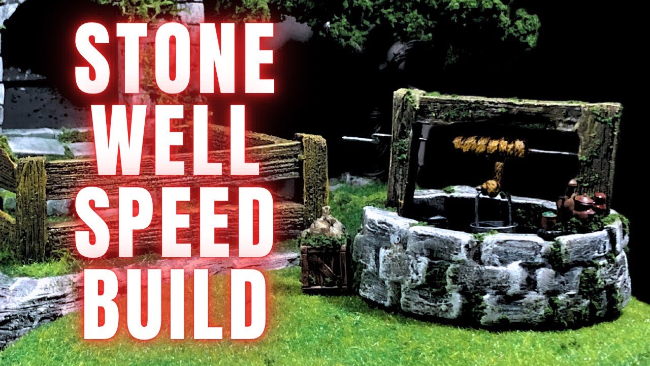 Scratch Building a Well for the Tabletop! - YouTube