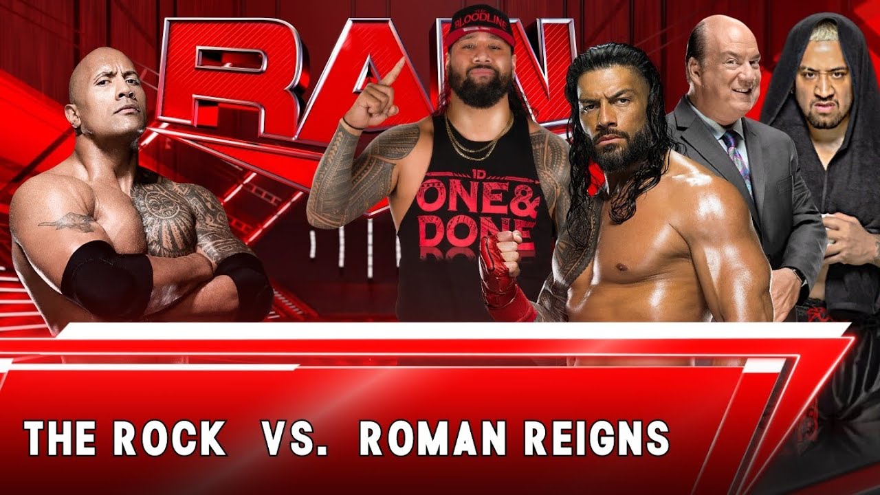 The Rock Return And Attack Bloodline wwe Raw - YouTube