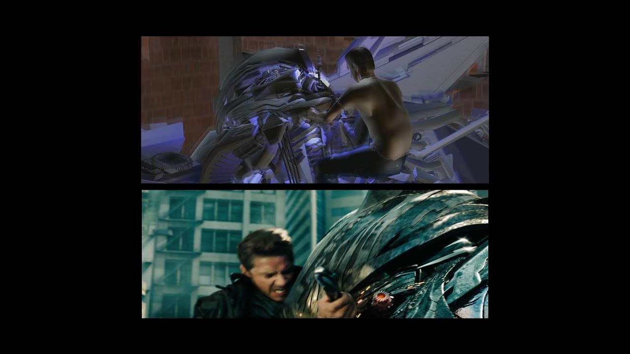 Transformers Dark of The Moon Starscream Death Animatic Side by Side ...