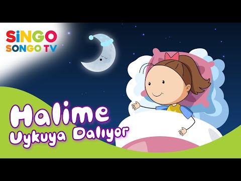 HALİME Uykuya Dalıyor 😴🛌 – SingoSongo TV I İsme Özel Çocuk Şarkıları 🎵