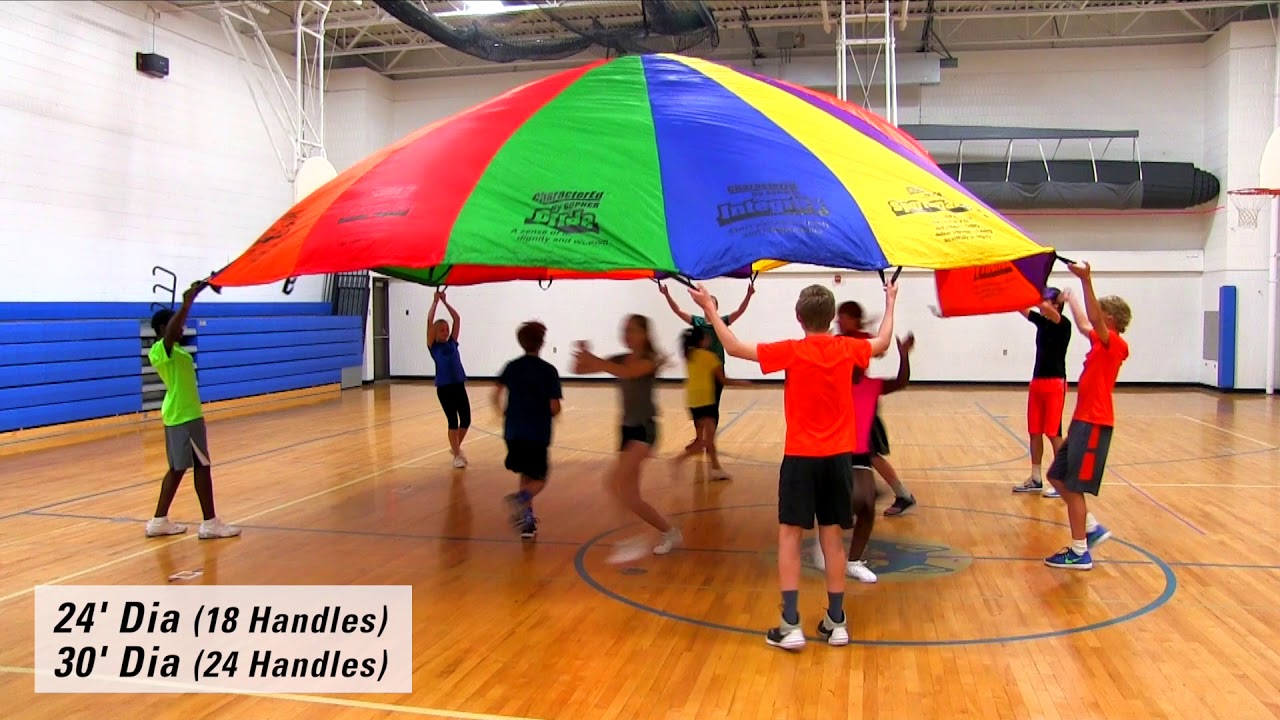 Teach Values and Character with this Class Parachute - YouTube