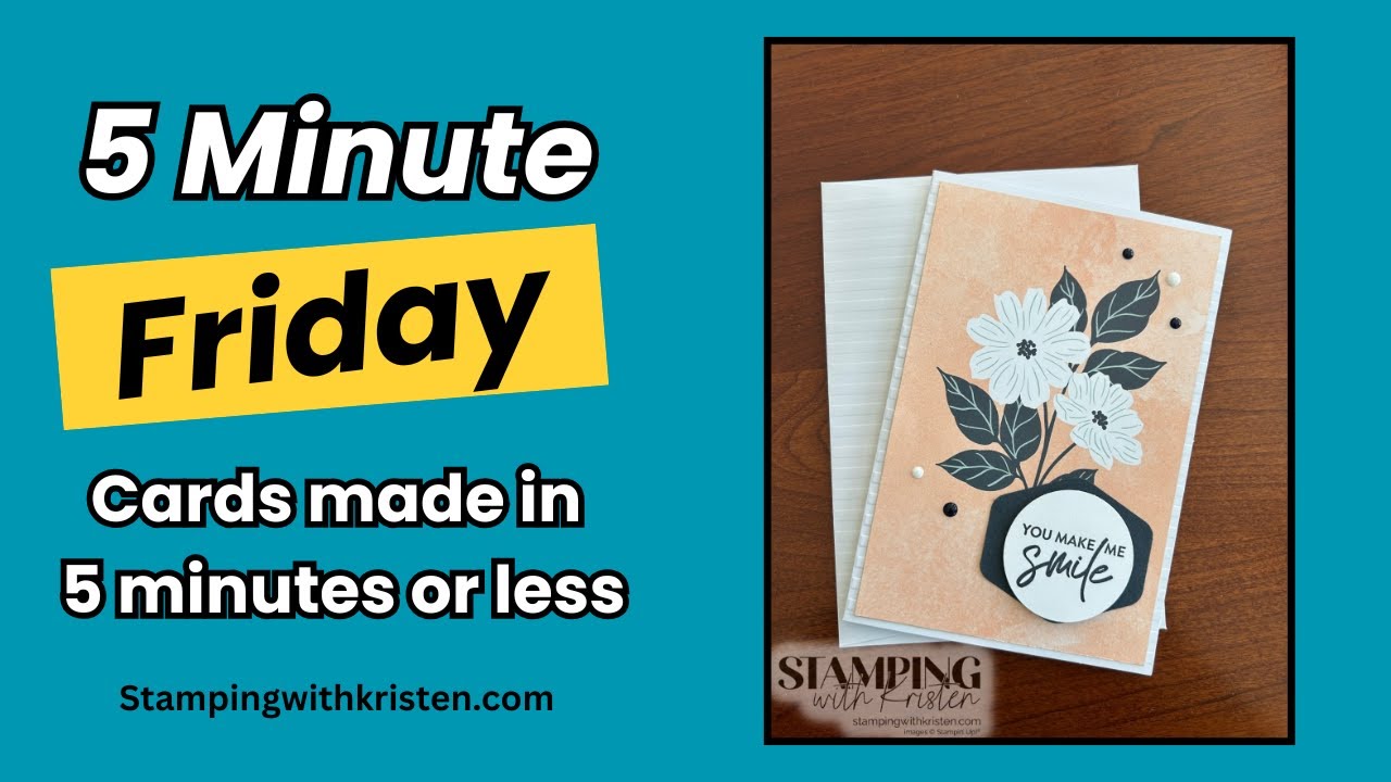 Make a card in 2 1/2 minutes using our Embossed Designs mix and match ...