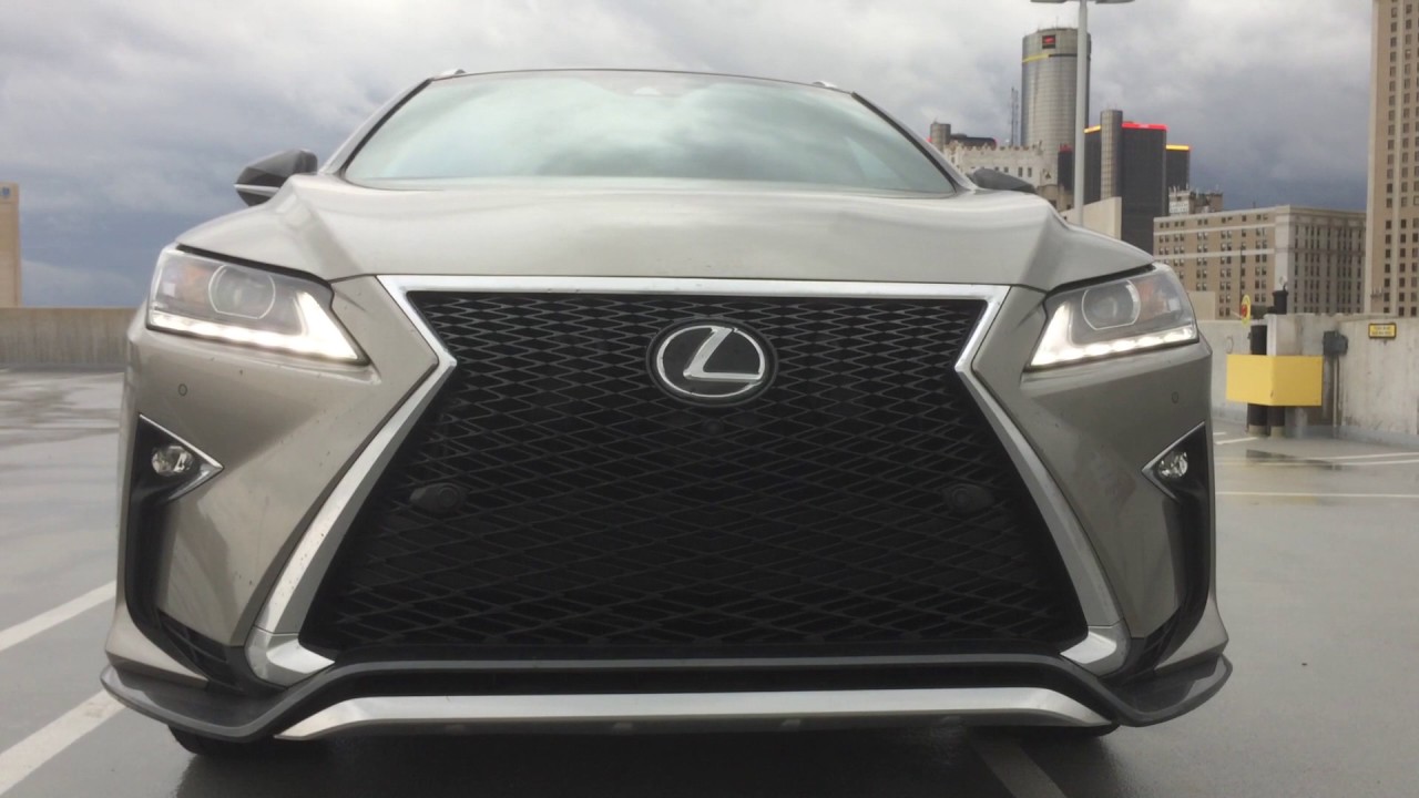 Under the hood: 2017 Lexus RX350 AWD Sport - YouTube