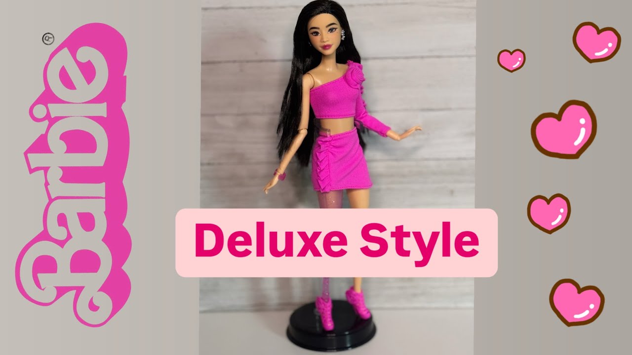 Barbie Deluxe Style doll unboxing and review! - YouTube