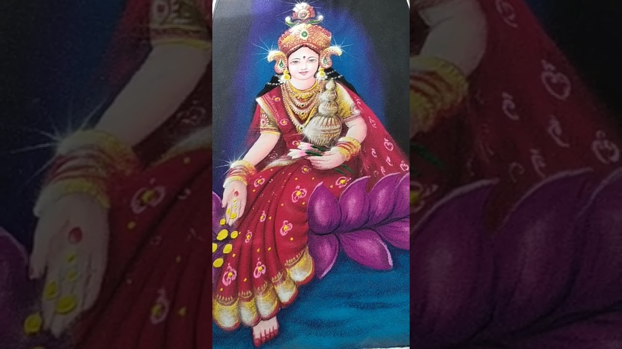 Laxmi Mata Rangoli Design 🙏 SHORTS - YouTube