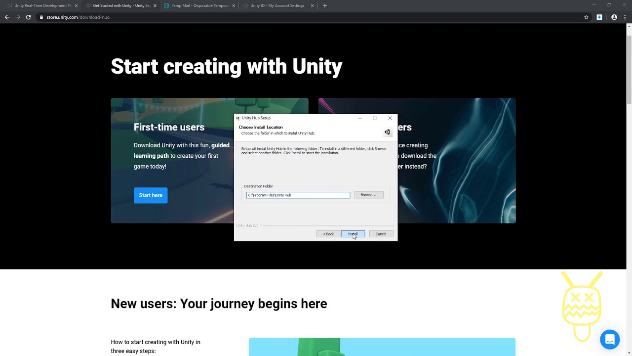 Unity 3D gamekit 2. Download Unity Hub - YouTube