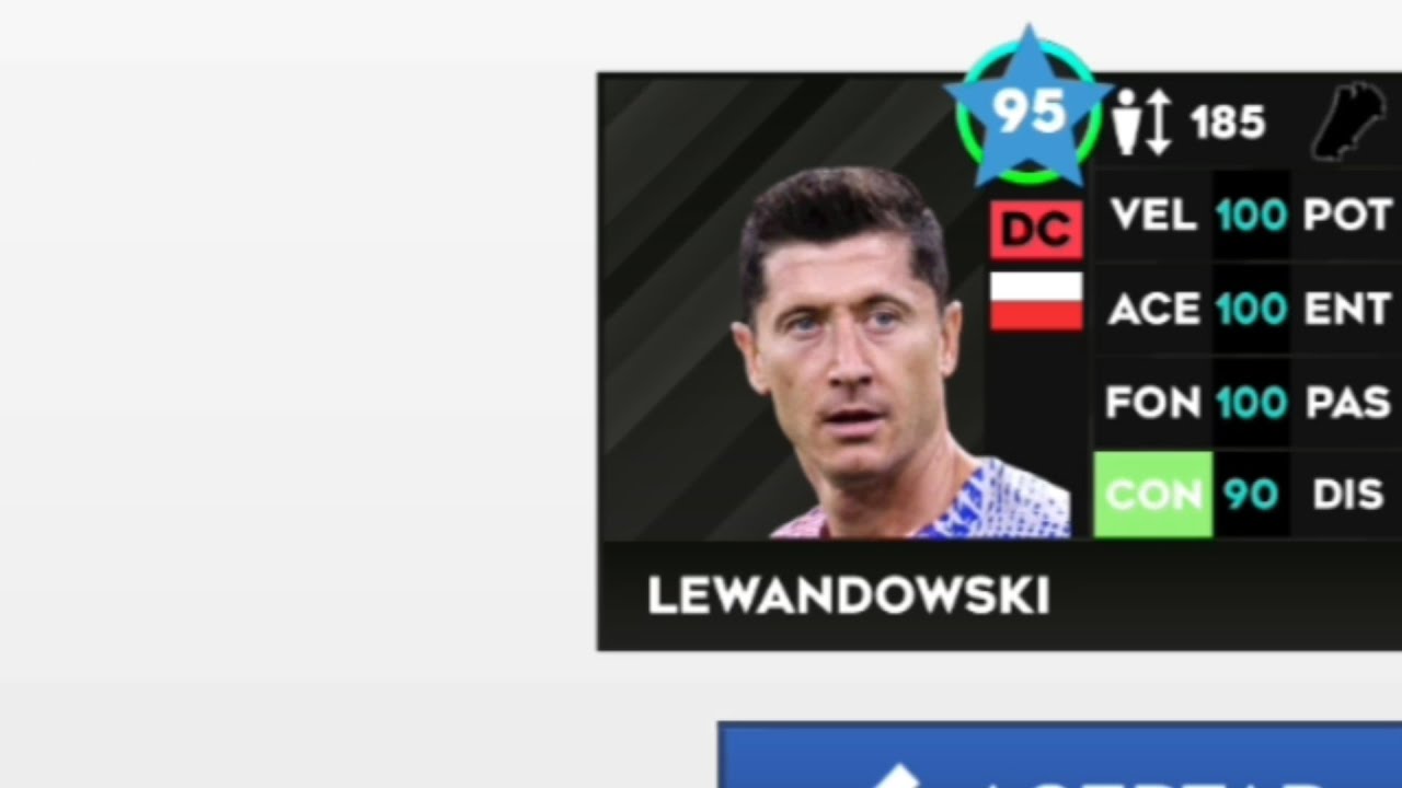Robert Lewandowski Al Máximo En Dls 23 - YouTube
