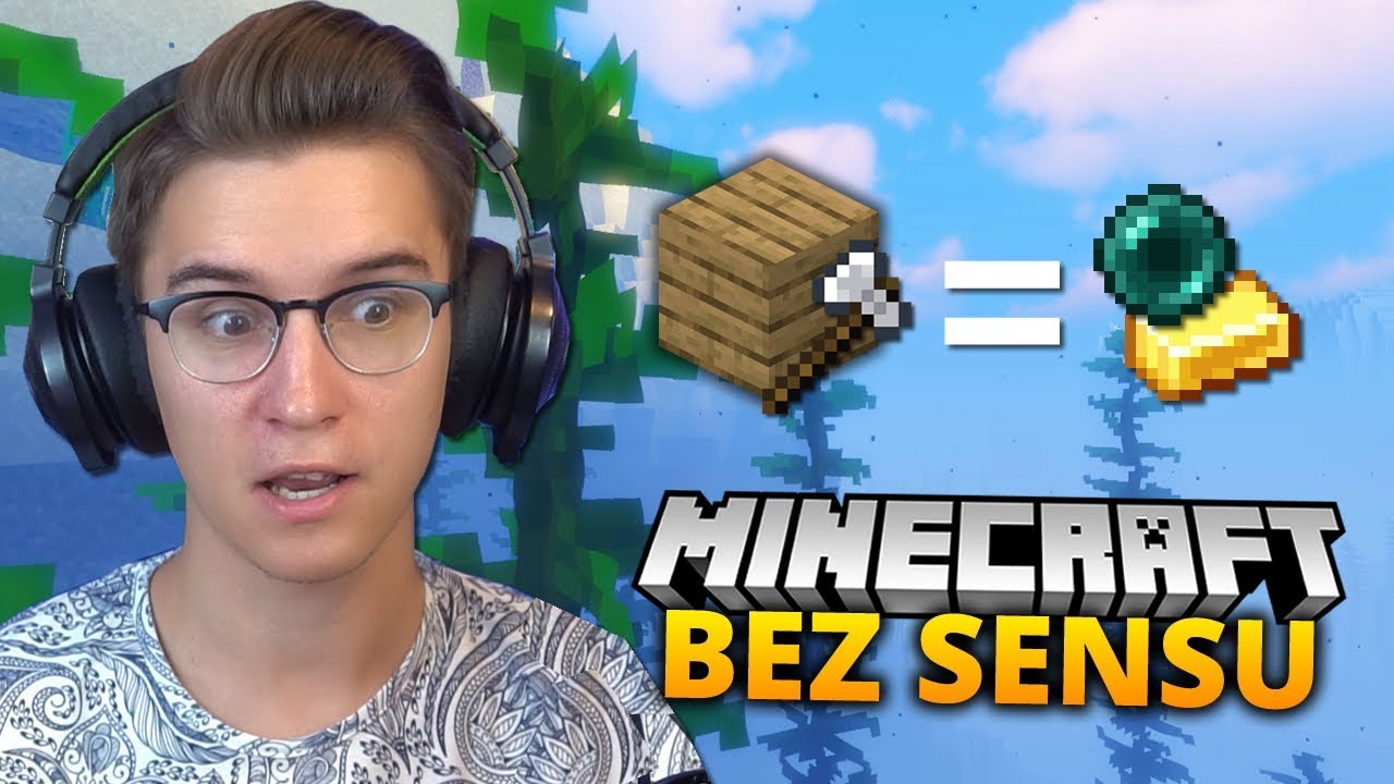 MINECRAFT BEZ SENSU - ŻELAZO ROŚNIE NA GLONACH? | Sheo - YouTube