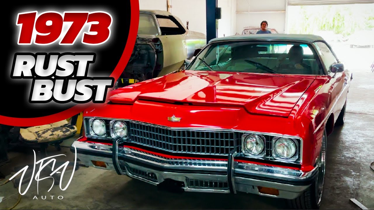 1973 Caprice C note Rust Bust interior strip down - YouTube