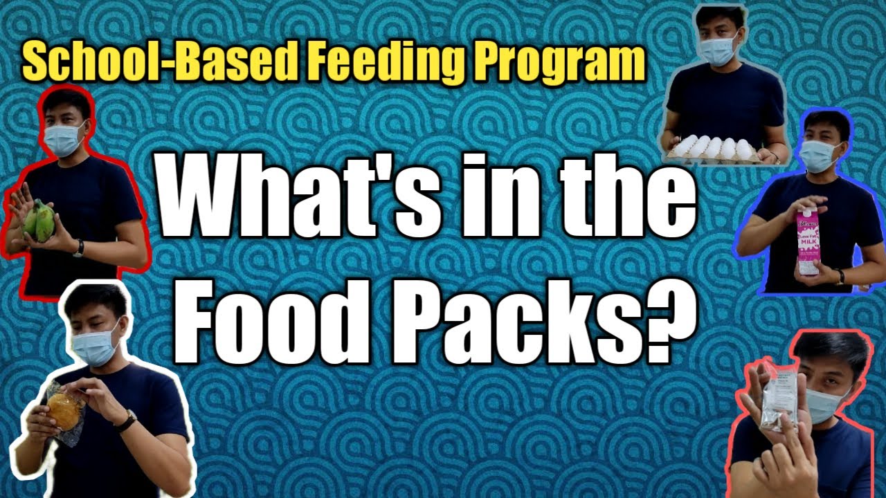 What's in the food packs of DEPED's School-Based Feeding? - YouTube