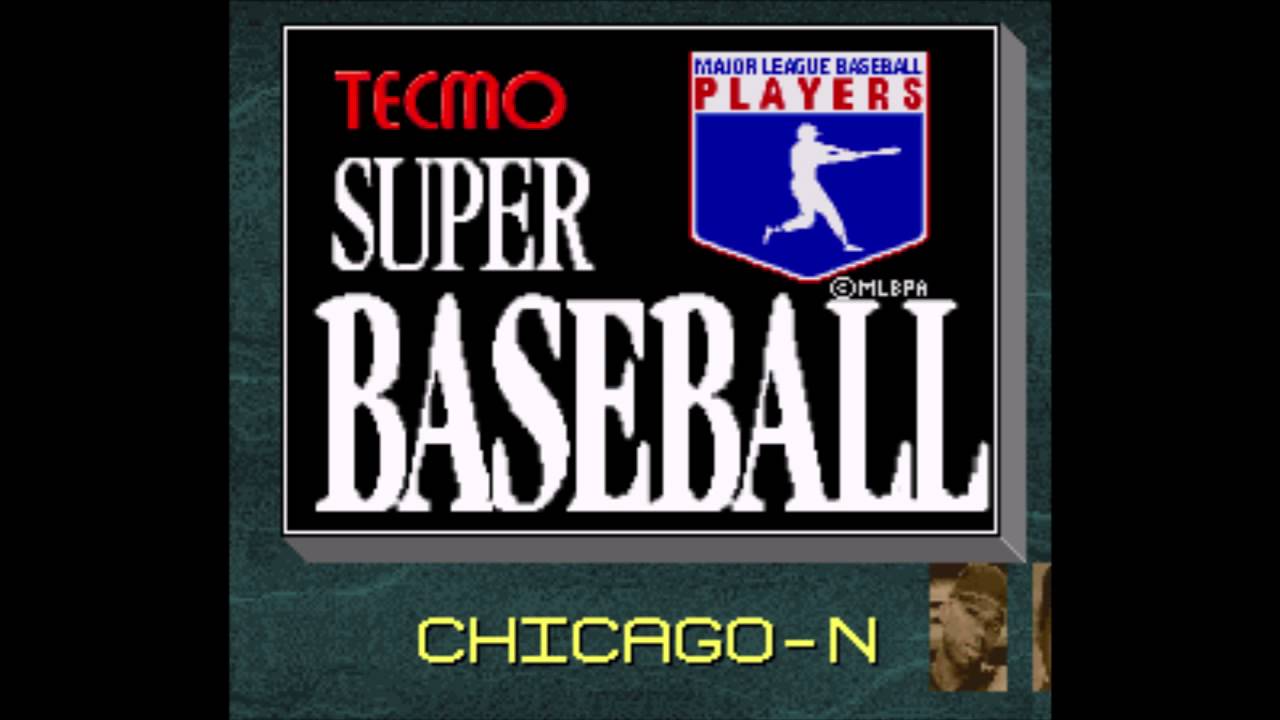 Tecmo Super Baseball Intro (SNES Introduction) - YouTube