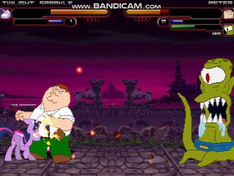 Mugen Request: Alicorn Twilight Sparkle vs. Peter Griffin & Kang