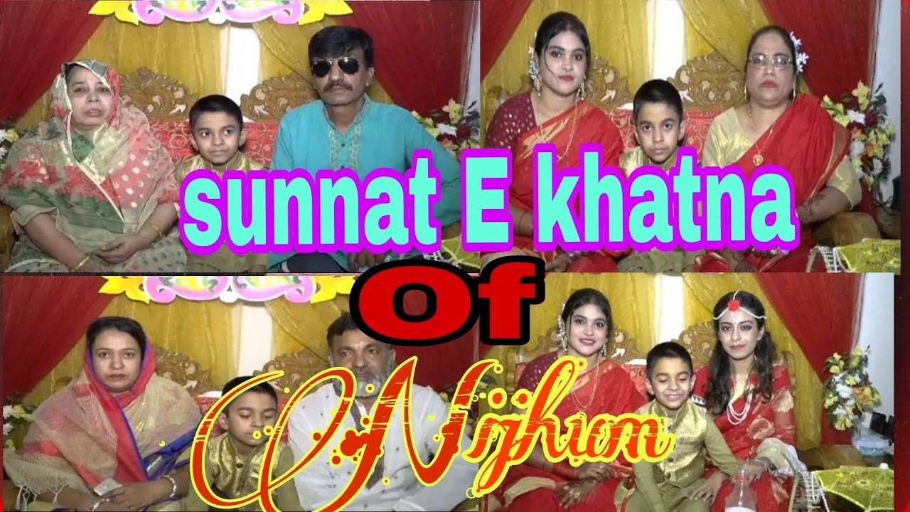 Sunnat E Khatna Of Nijhum|| Holud Program Part 1 || Brishtys Vlog - YouTube