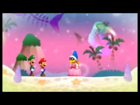 Mario and Luigi Dream Team Cutscene Kamek disguises himself as Princess ...