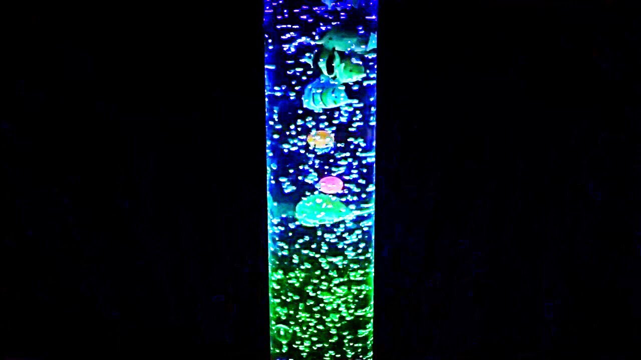 Autism Calming Sensory: Bubble Tube (30 min version) - YouTube