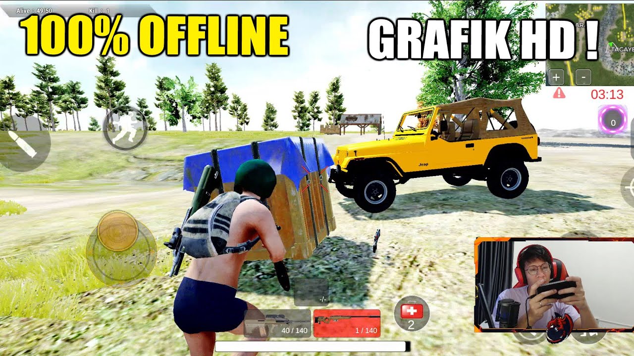 PUBG OFFLINE Terbaru 2023, Game Battle Royale OFFLINE Grafik HD Cuy ...