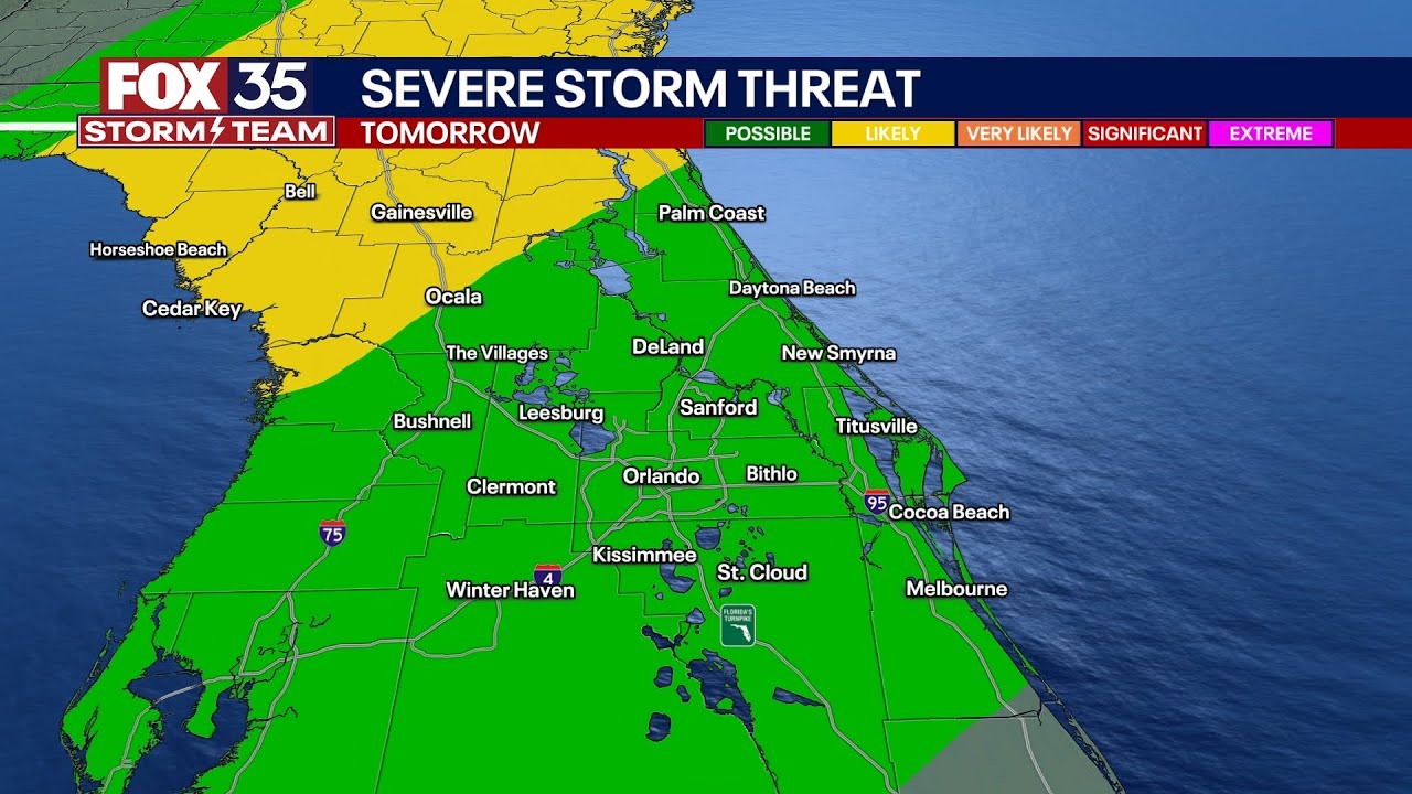 WATCH LIVE: FOX 35 Storm Team talks Florida severe weather threat ...
