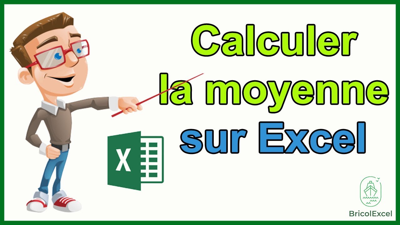 Comment calculer moyenne sur Excel - YouTube