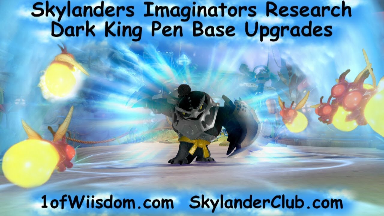 Skylanders Imaginators Research: Dark King Pen Base Upgrades - YouTube