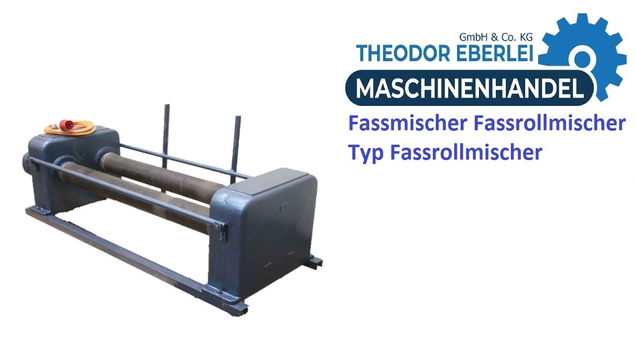ID 34484 Fassmischer Fassrollmischer Typ Fassrollmischer - YouTube