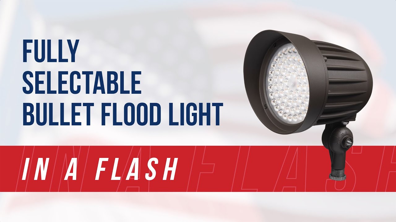 Fully Selectable Bullet Flood Light... IN A FLASH - YouTube