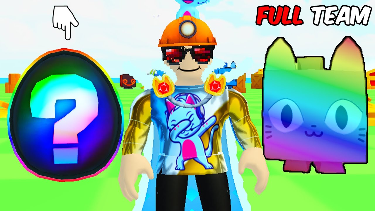 I Made Full Team of Rainbow Huge Pets in PETS GO! - YouTube