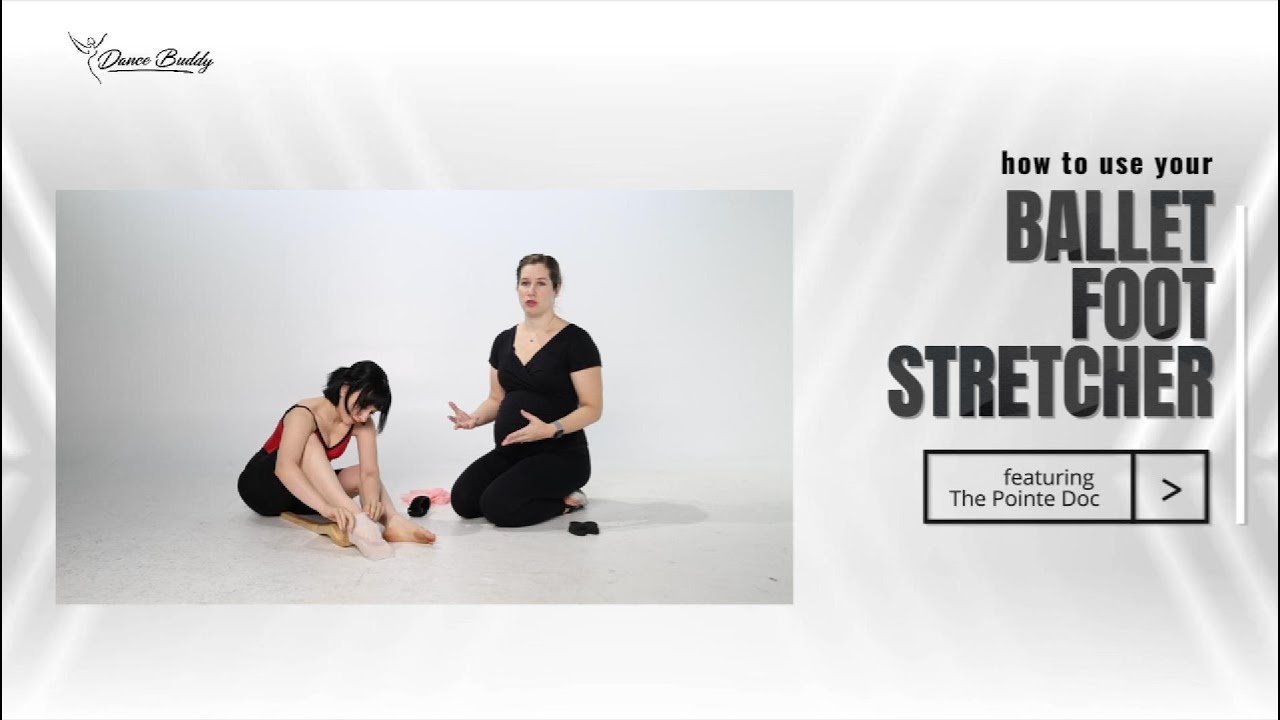 Physical Therapist Demonstrates Proper Use of a Ballet Foot Stretcher ...