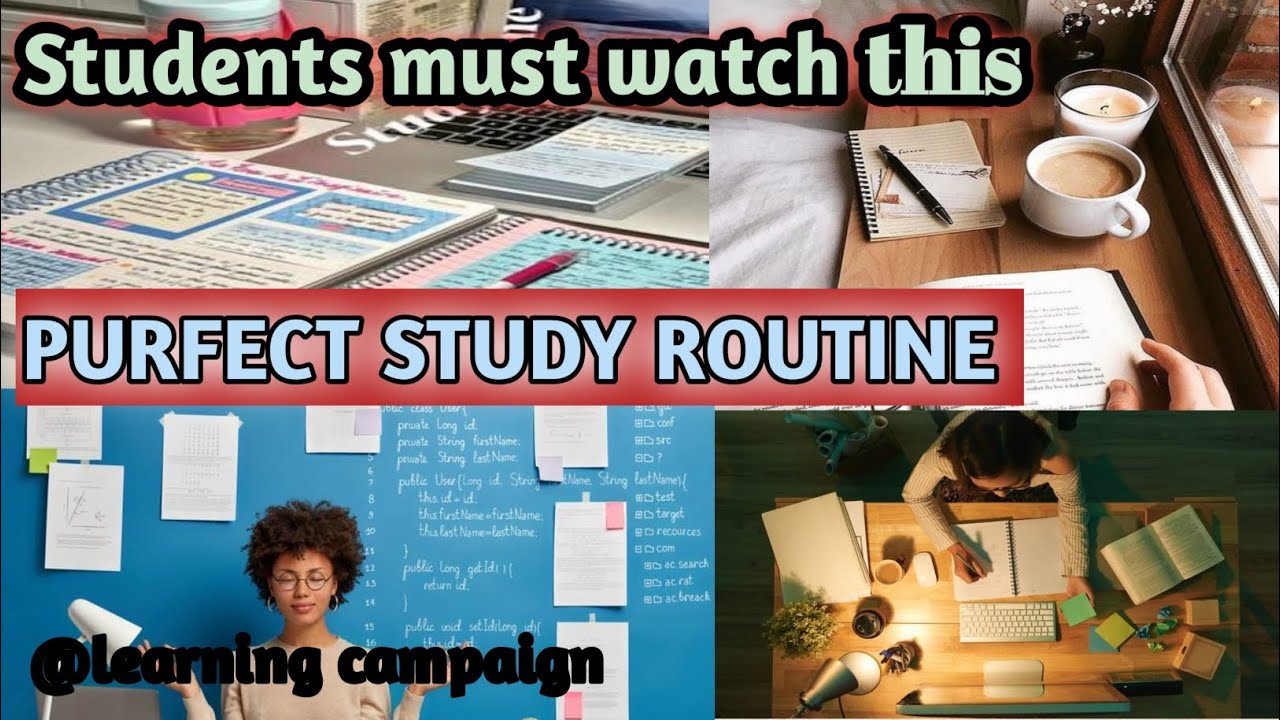 Very Simple Study Routine।। Perfect Study Routine For Crack Any Exam ...