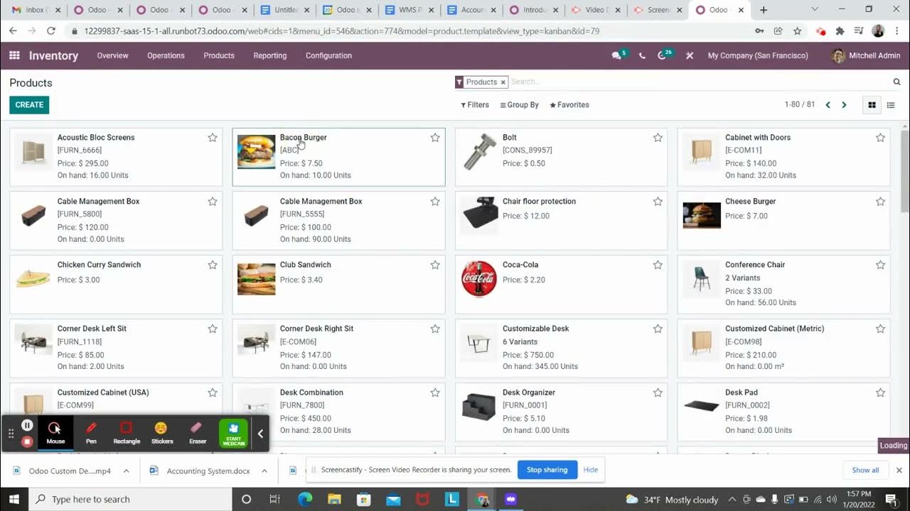 Odoo Studio - Custom Fields on Product Template and Related Fields ...