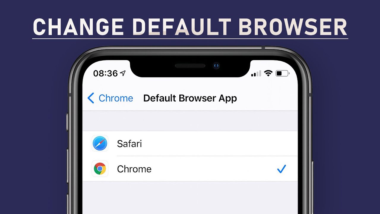 How To Change Default Browser on iPhone - YouTube