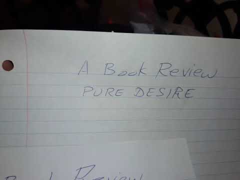 Book review, pure desire, Ted Roberts, author , Testimonial statements ...
