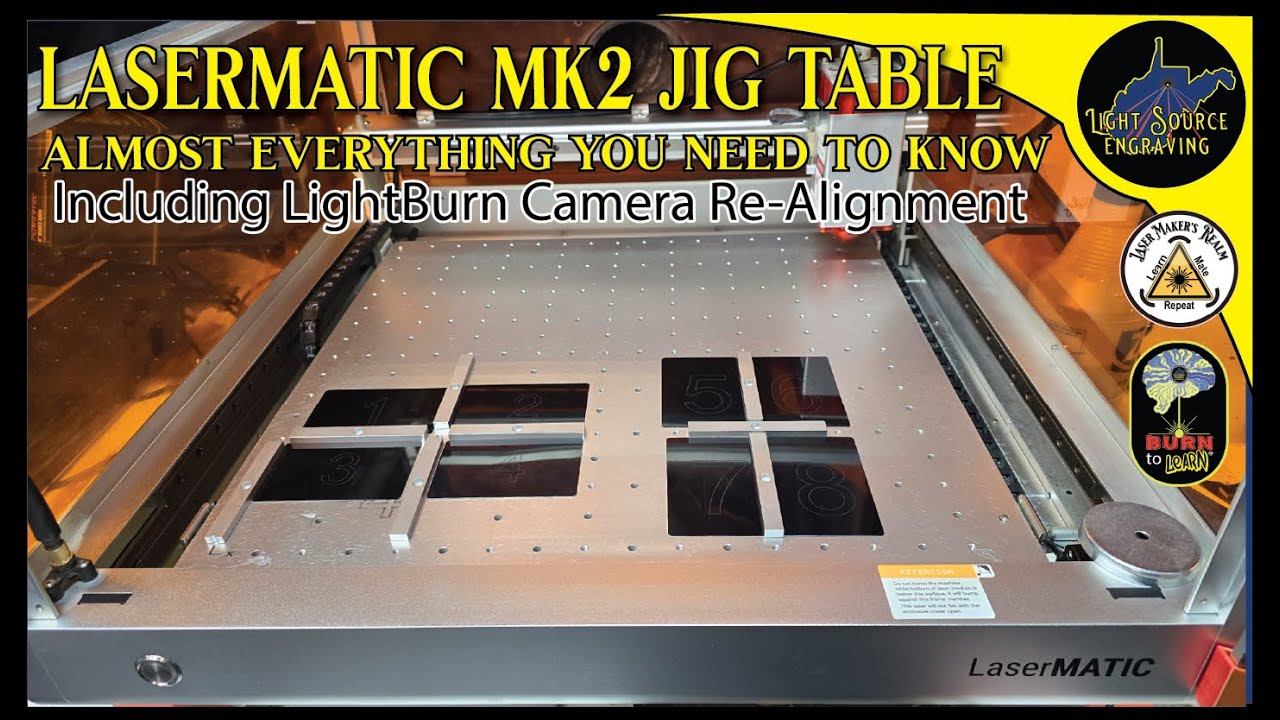 Is it worth the $$$? LaserMATIC Mk2 Jig Table - @lightburnsoftware7189 ...