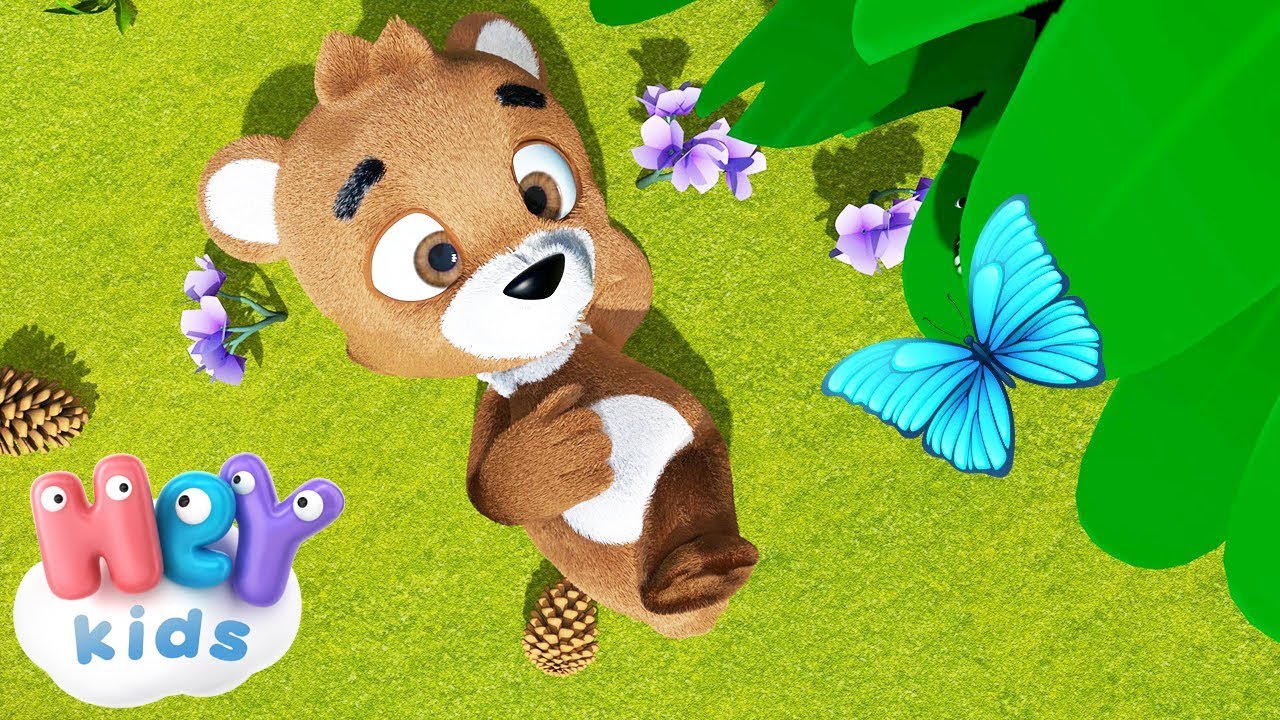 Kicsi Barna Mackó 🐻Gyerekdalok és mondókák | HeyKids.hu - YouTube