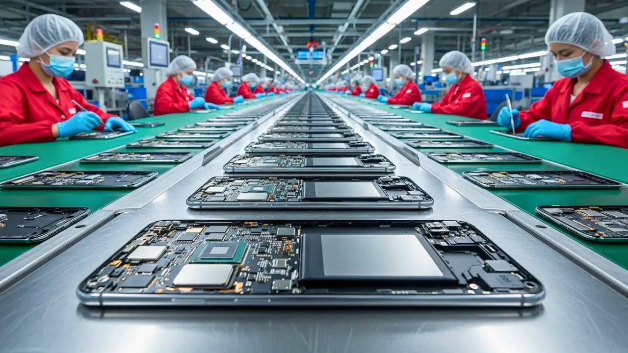Inside the Smartphone Assembly Line – How Microchips Become Billion ...