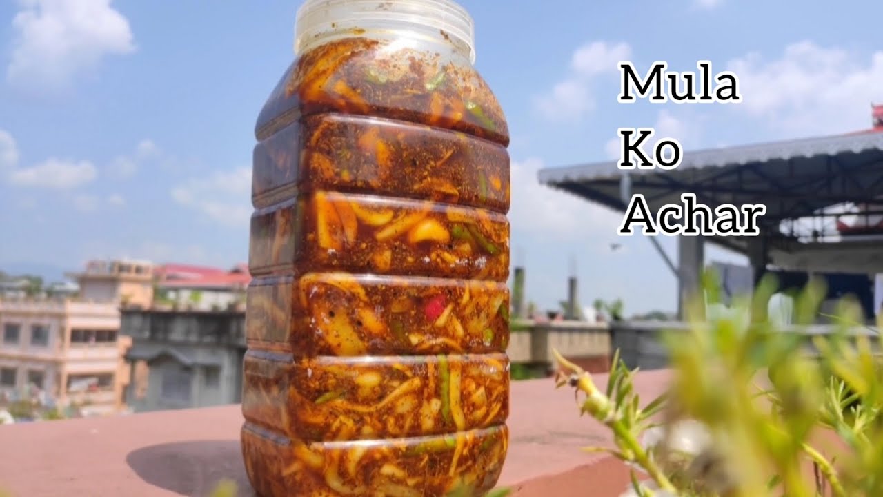 Mula Ko Achar | Bottle ko Achar | Nepali Radish Pickle - YouTube