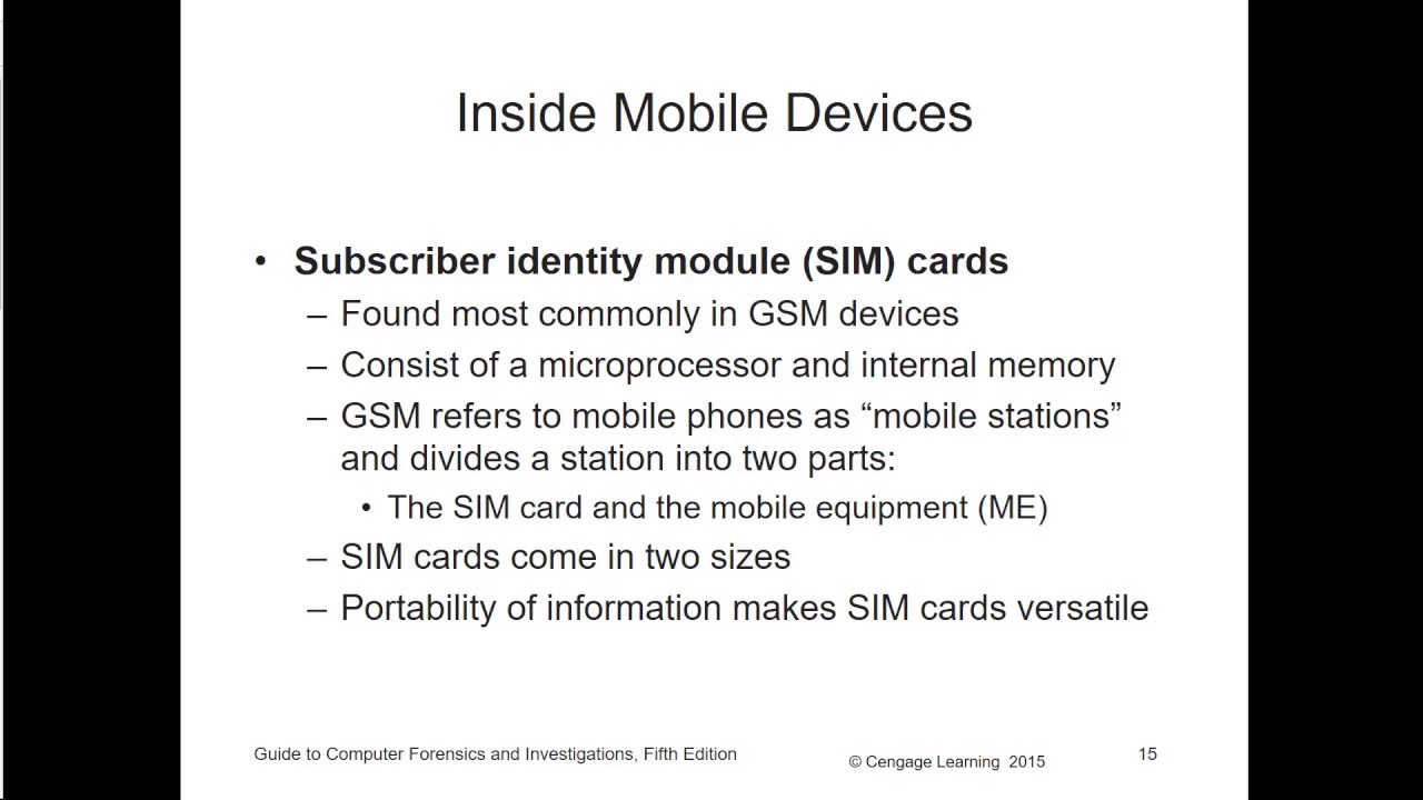 CF117 - Computer Forensics - Chapter 12 - Mobile Forensics - YouTube