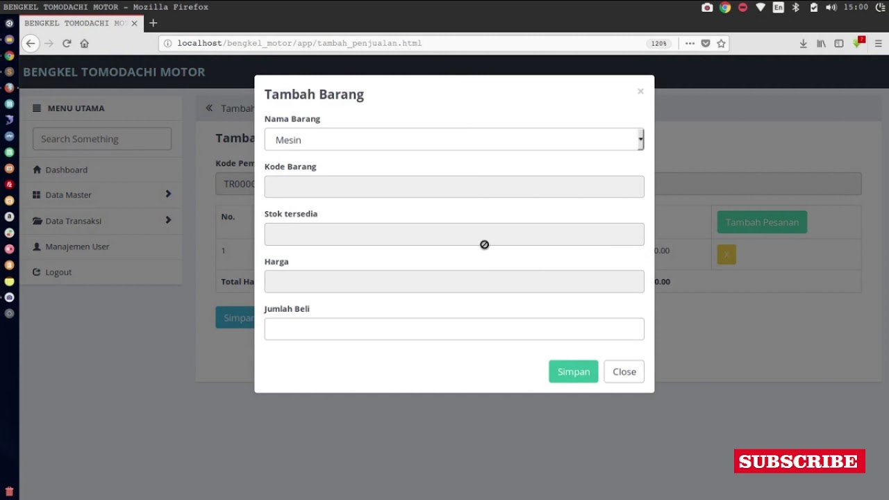 SOURCE CODE APLIKASI BENGKEL MOTOR BERBASIS WEB DENGAN CODEIGNITER ...