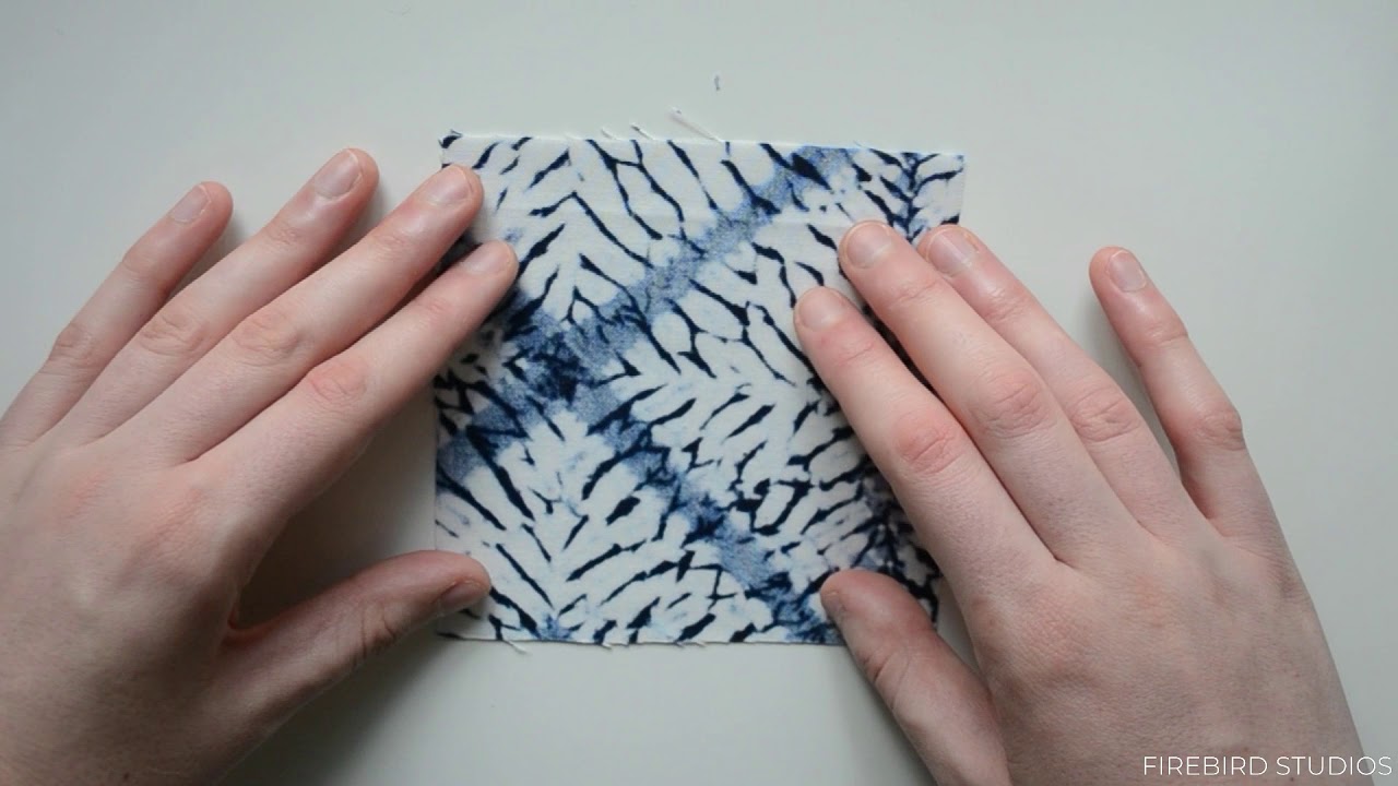 DIY Folded Fabric Coaster Tutorial - YouTube
