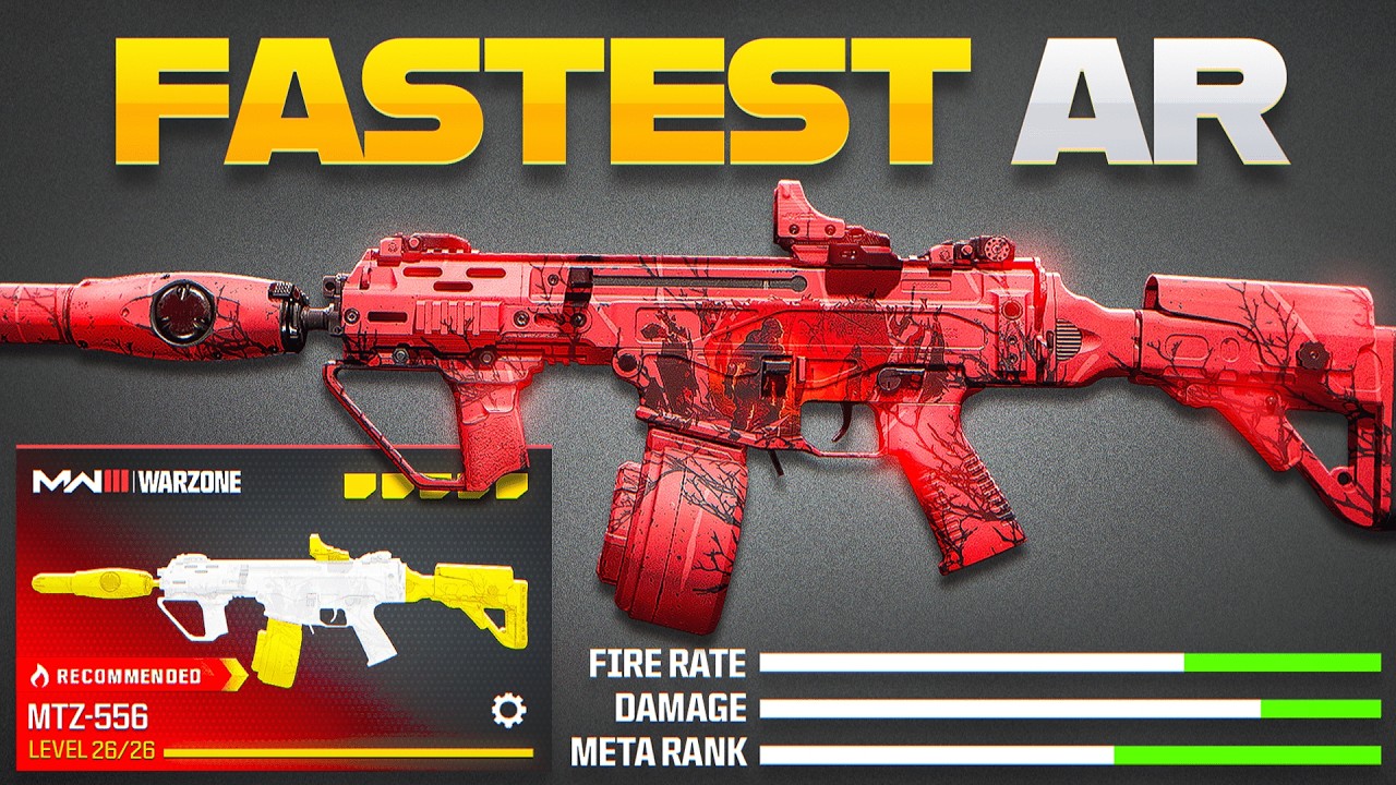 Goodbye DTIR 30-06, Hello *NEW* META AR in WARZONE & MW3! (Best MTZ 556 ...