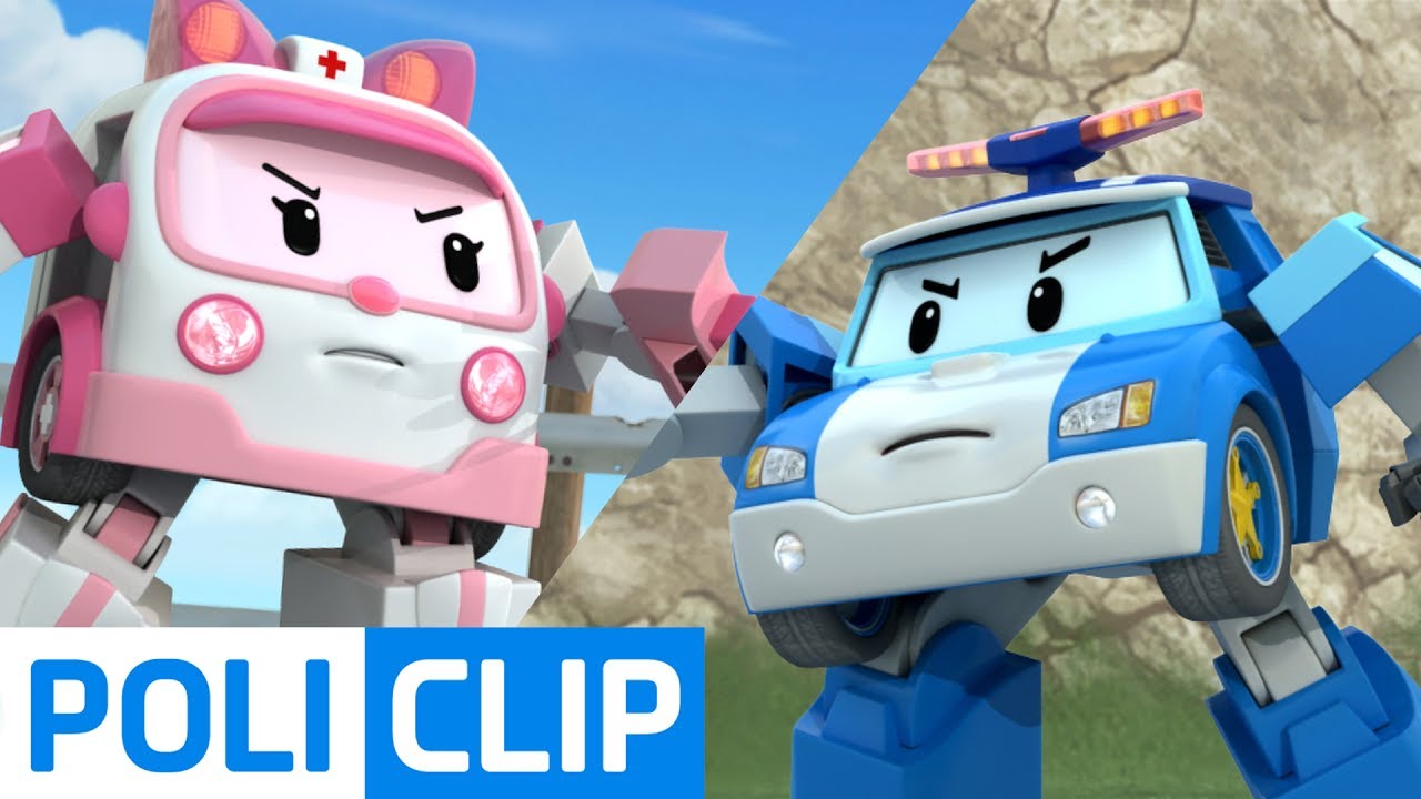 First rescue mission | Robocar Poli Rescue Clips - YouTube