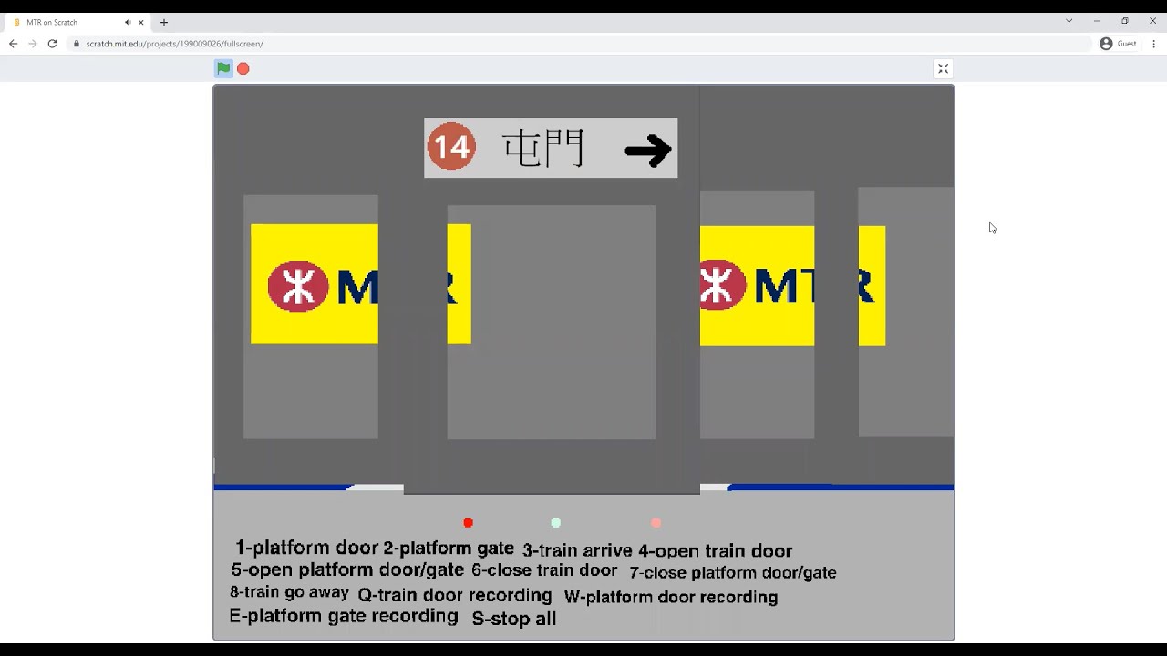 MTR Game on Scratch by Me (to Tuen Mun) - YouTube